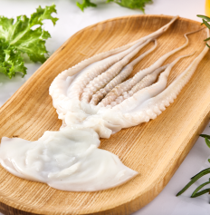 Raw Whole Cleaned Baby Octopus Open - Cut - Phu Cuong Seafood